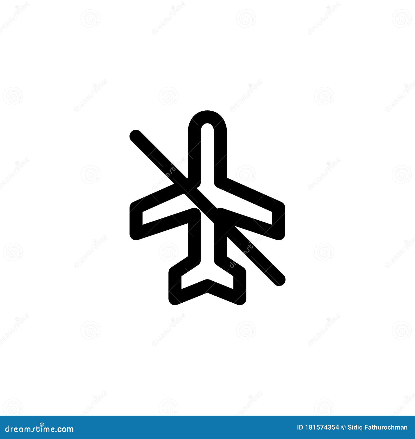 Airplane Mode Alert Ui Design Vector Or Air Plane Interface Switch ...