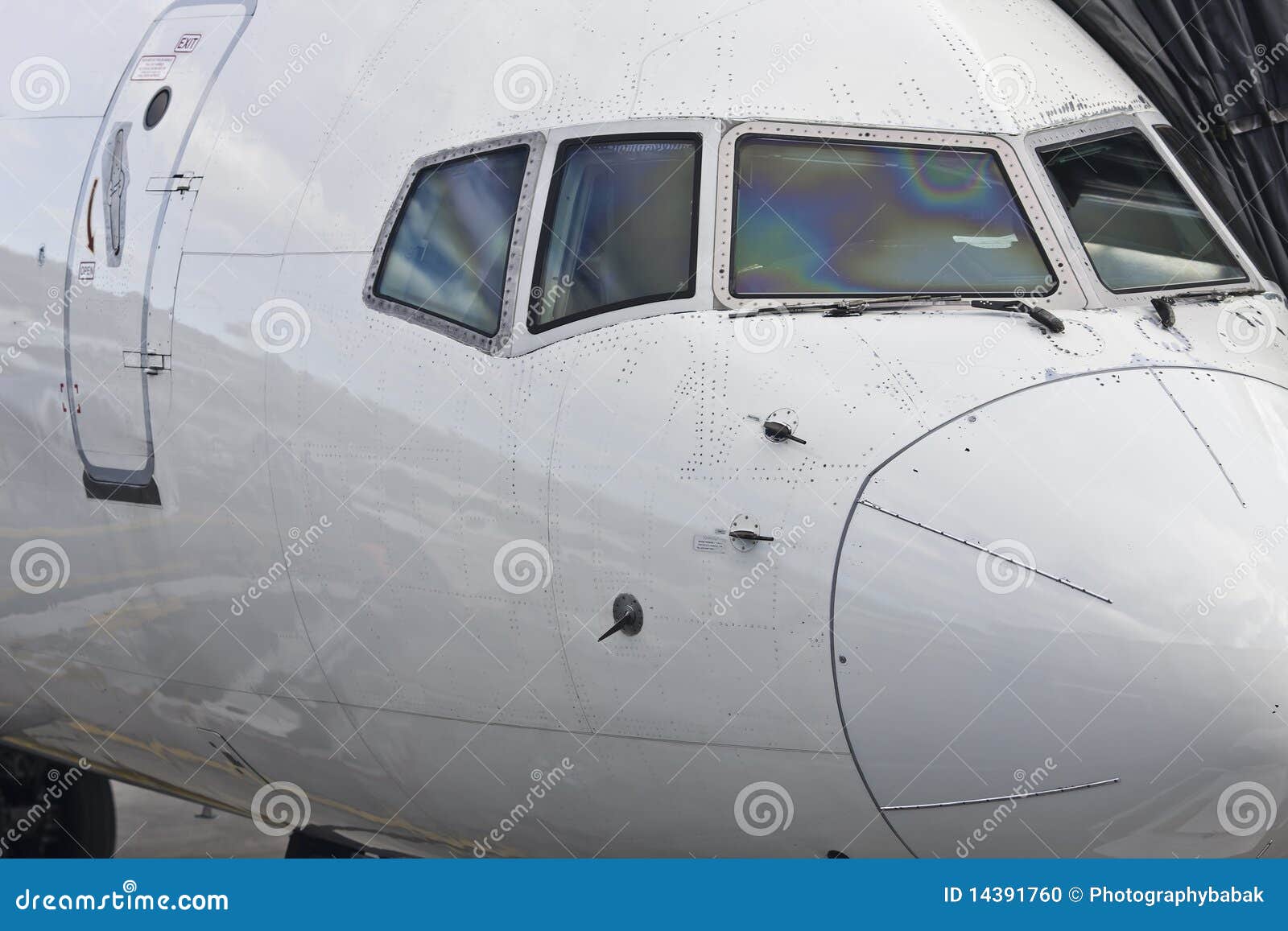 Airplane nose stock photo. Image of aviation, equipment - 14391760