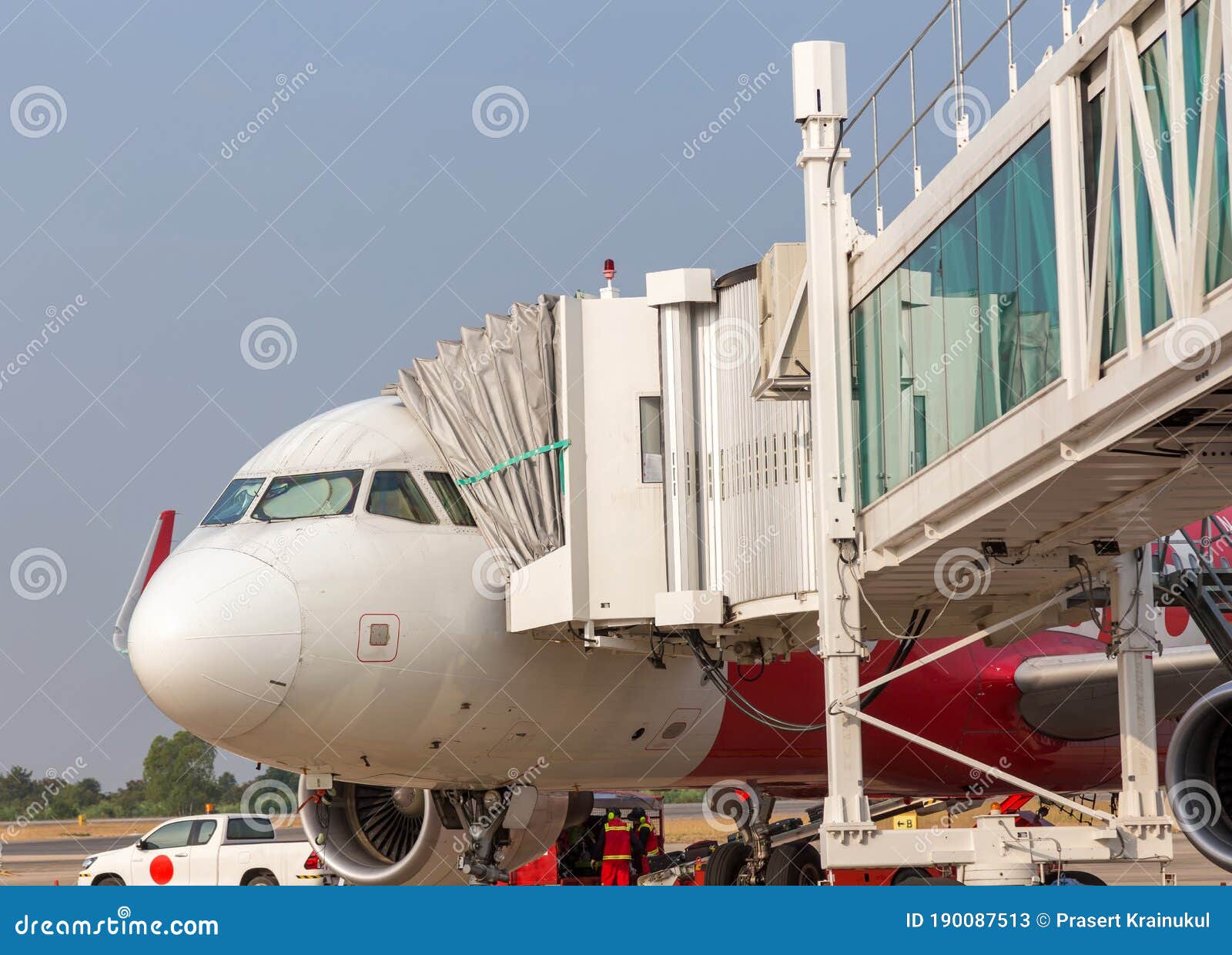 Airplane Parking in the Airport Editorial Stock Photo - Image of ...