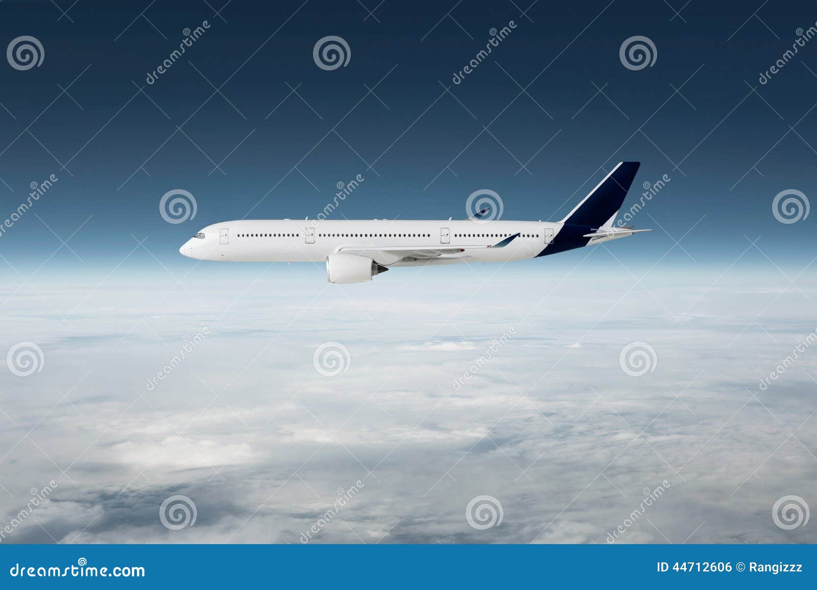 Airplane stock photo. Image of airplane, horizon, skyline - 44712606