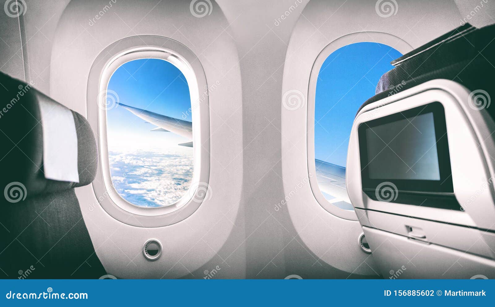Airplane Passenger Seat Plane Interior with Window View of Flying ... Airplane Passenger Seat Plane Interior with Window View of Flying ...