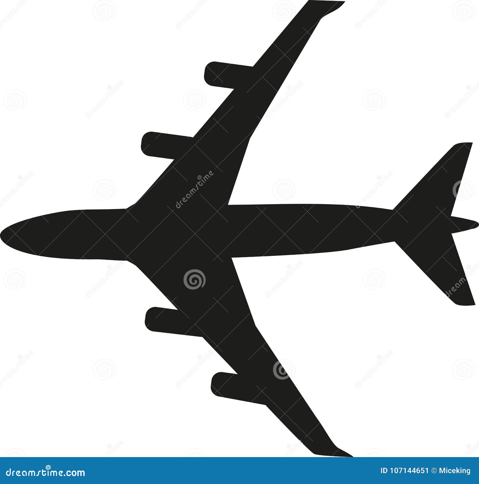 Airplane Plane Simple Vector Icon Stock Vector - Illustration of sign ...