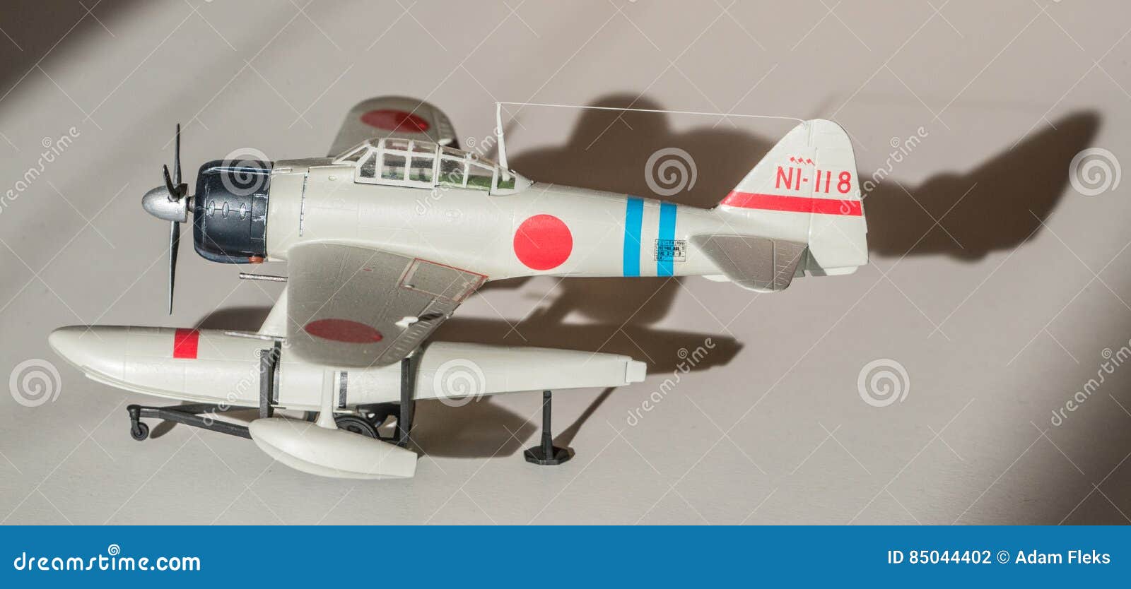 Airplane Plastic Model Assembled Editorial Photography - Image of ...
