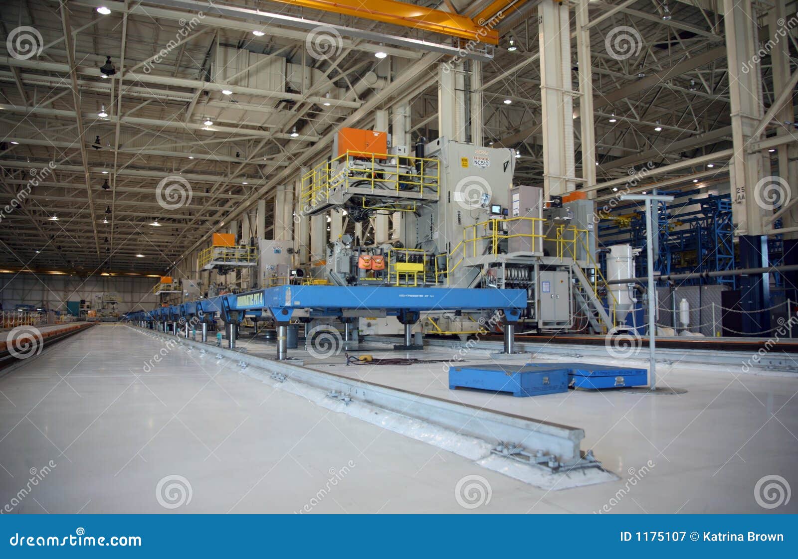 Airplane Production Factory Stock Image - Image of refuse, machinery ...