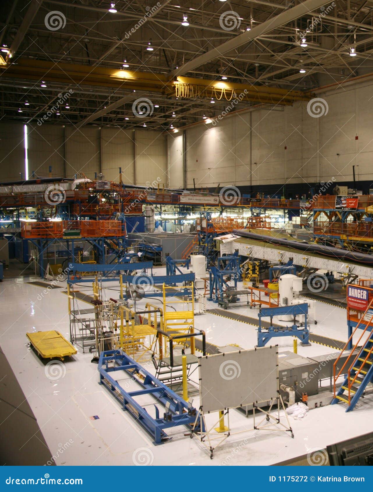 Airplane Production Factory Stock Photo - Image of civilian, airforce ...
