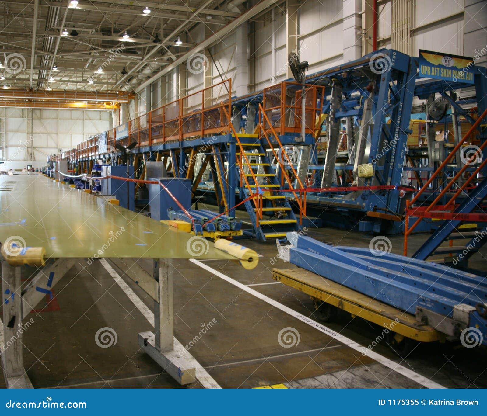 Airplane Production Factory Stock Image - Image of jumbo, airplane: 1175355