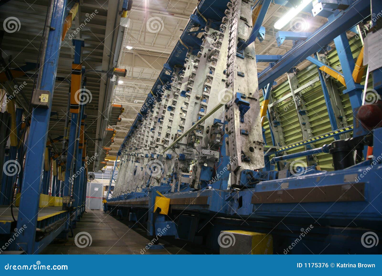 Airplane Production Factory Stock Photo - Image of factory, machine ...