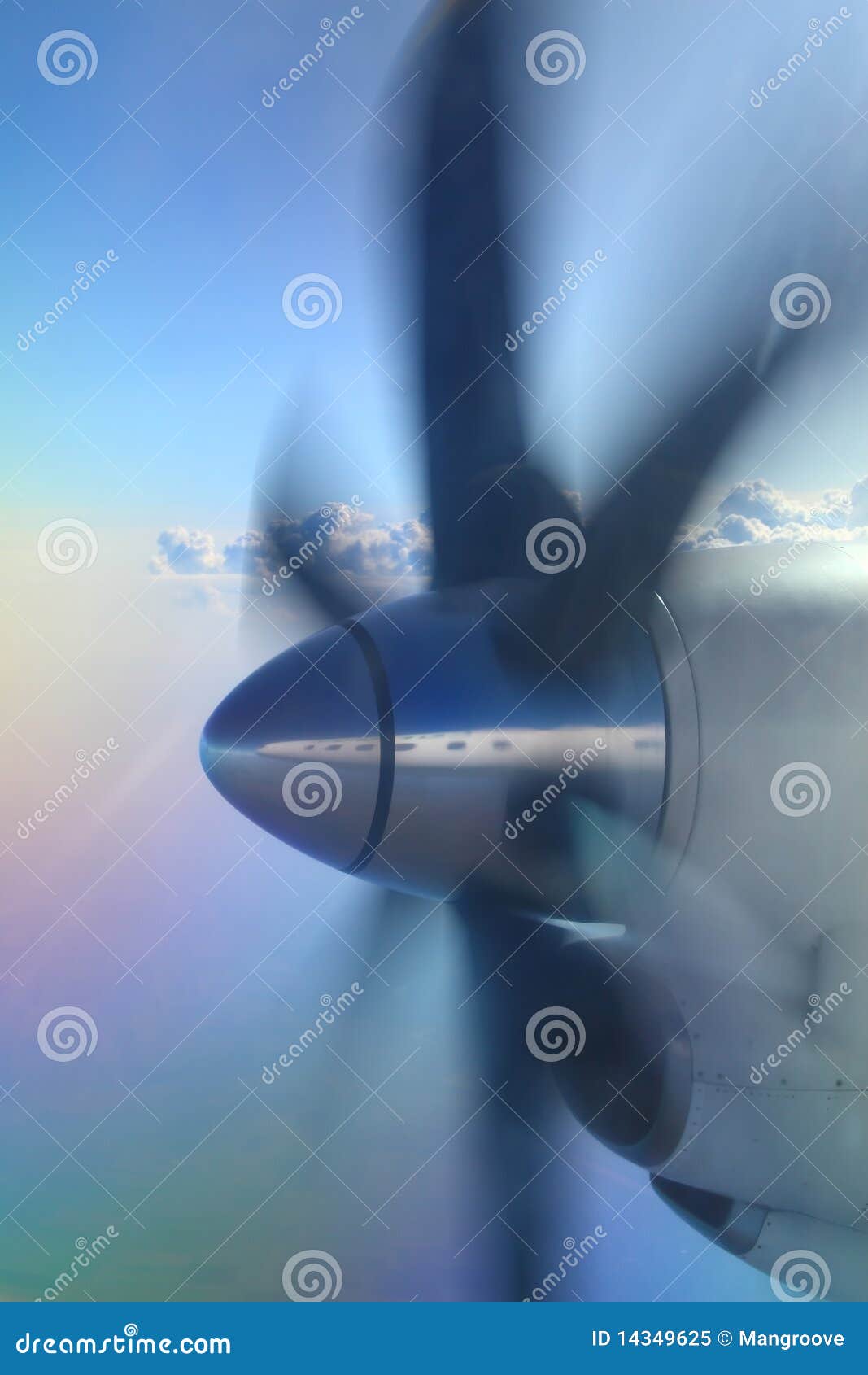 Airplane propeller stock image. Image of spinning, rainbow - 14349625