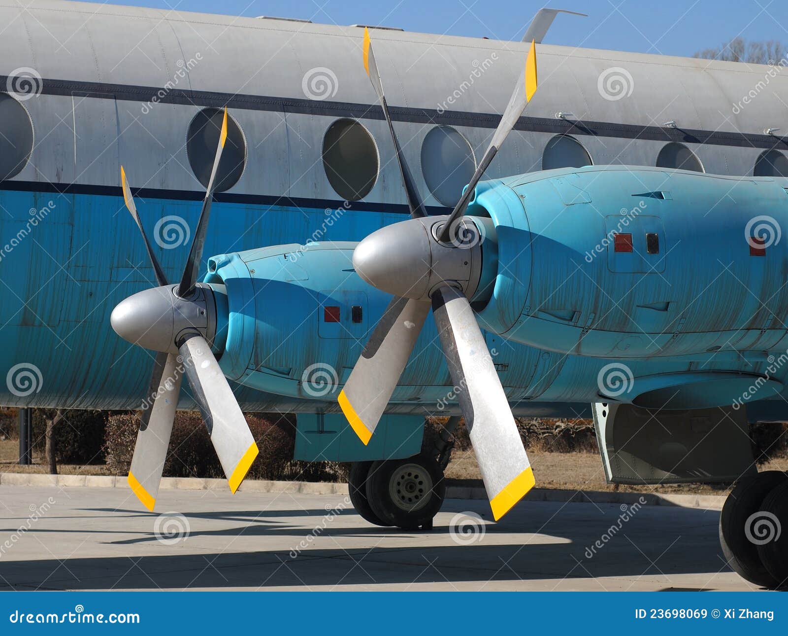 Airplane Propeller stock image. Image of pressure, airport - 23698069