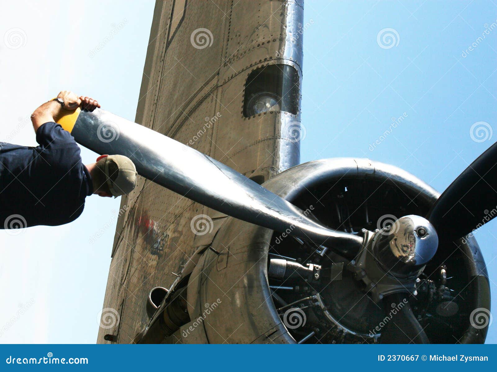 Airplane propeller stock image. Image of wind, propeller - 2370667