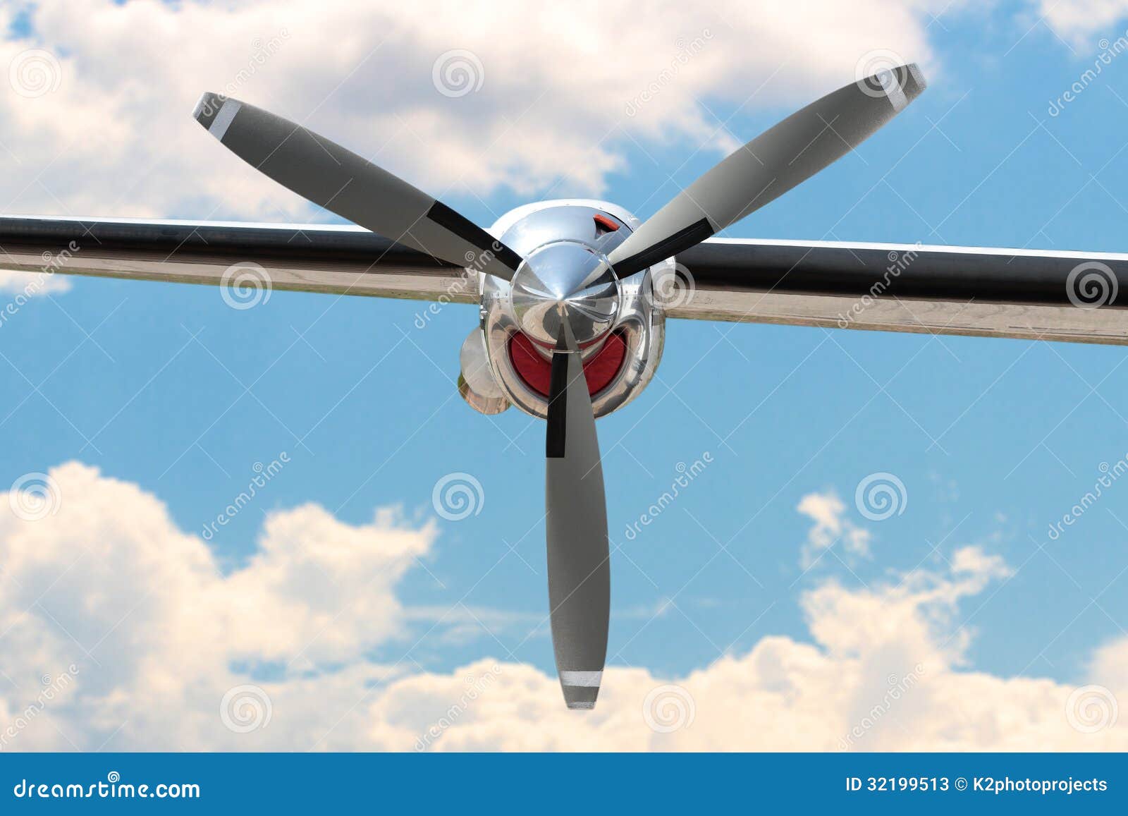 Airplane propeller engine stock image. Image of travel - 32199513