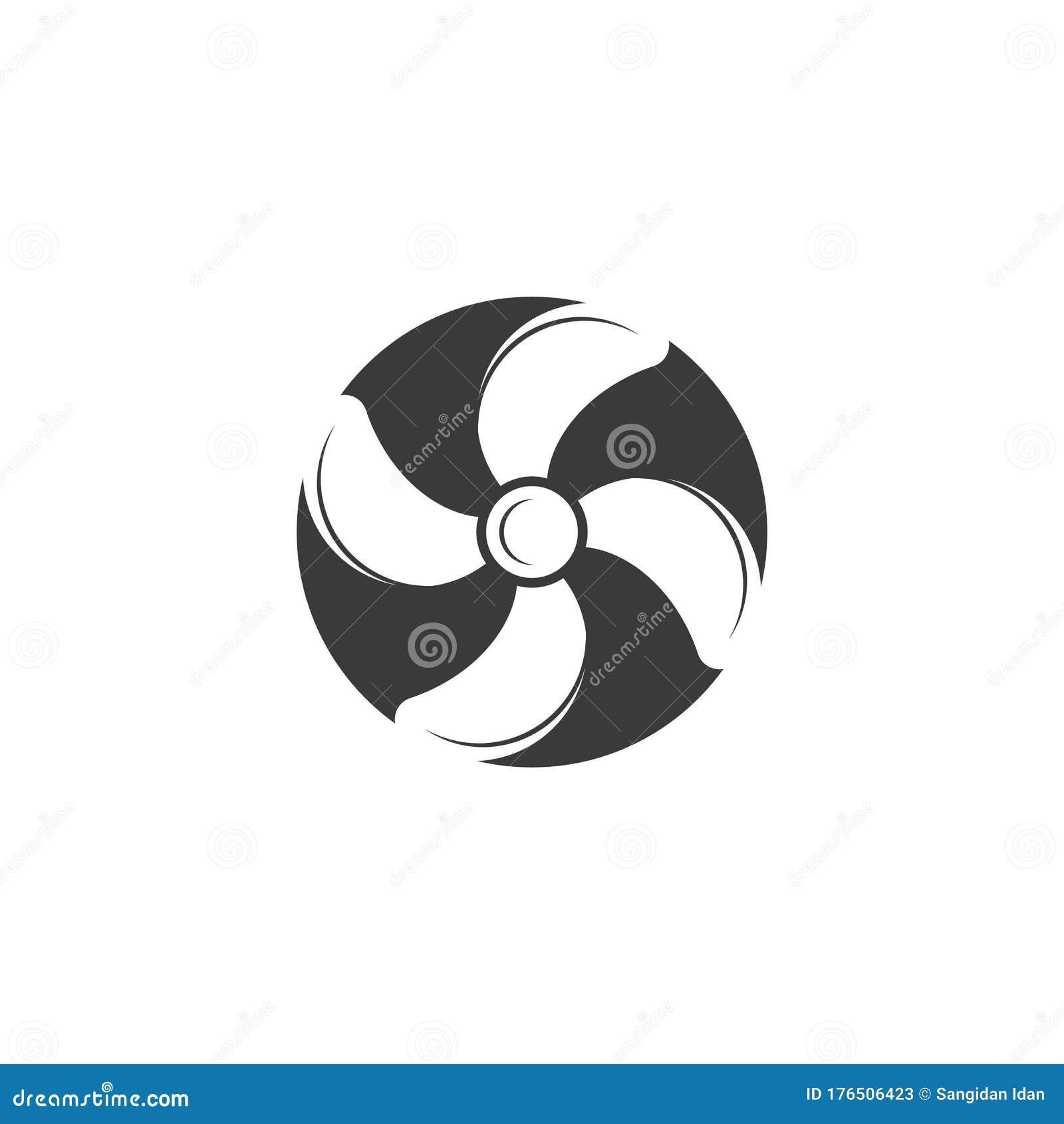 Airplane Propeller Vector Illustration Design Stock Vector ...