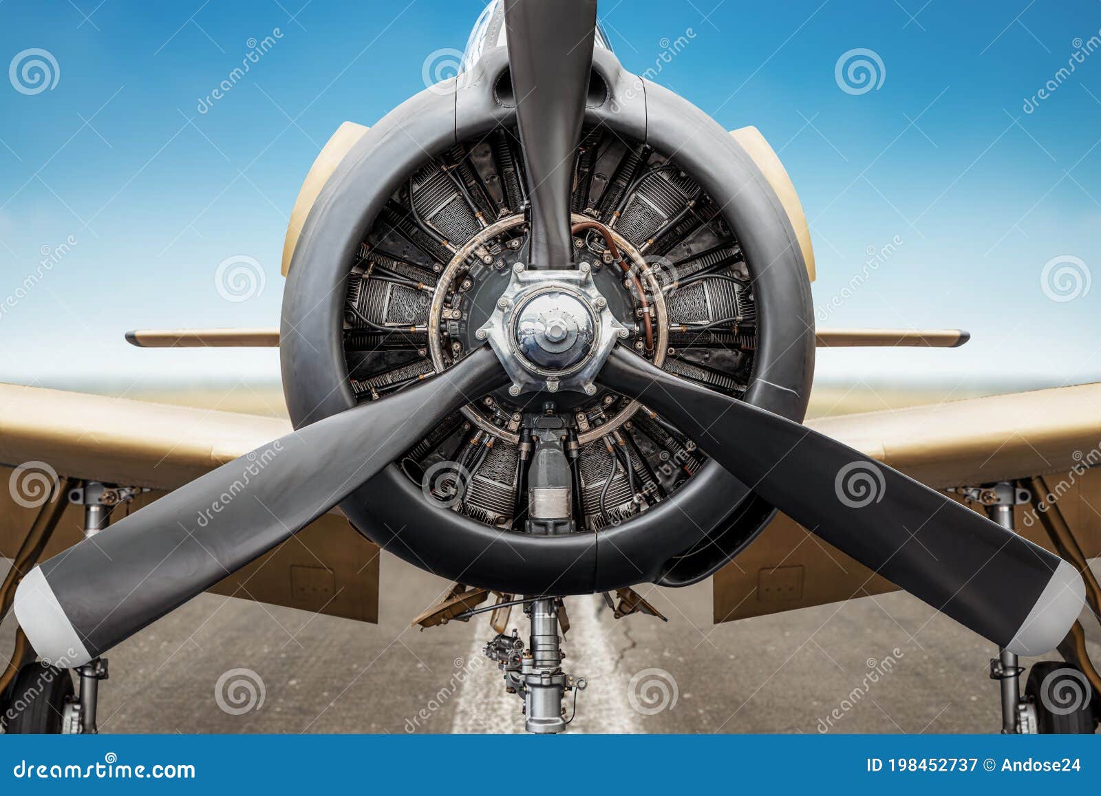 Airplane stock image. Image of detail, plane, technology - 198452737