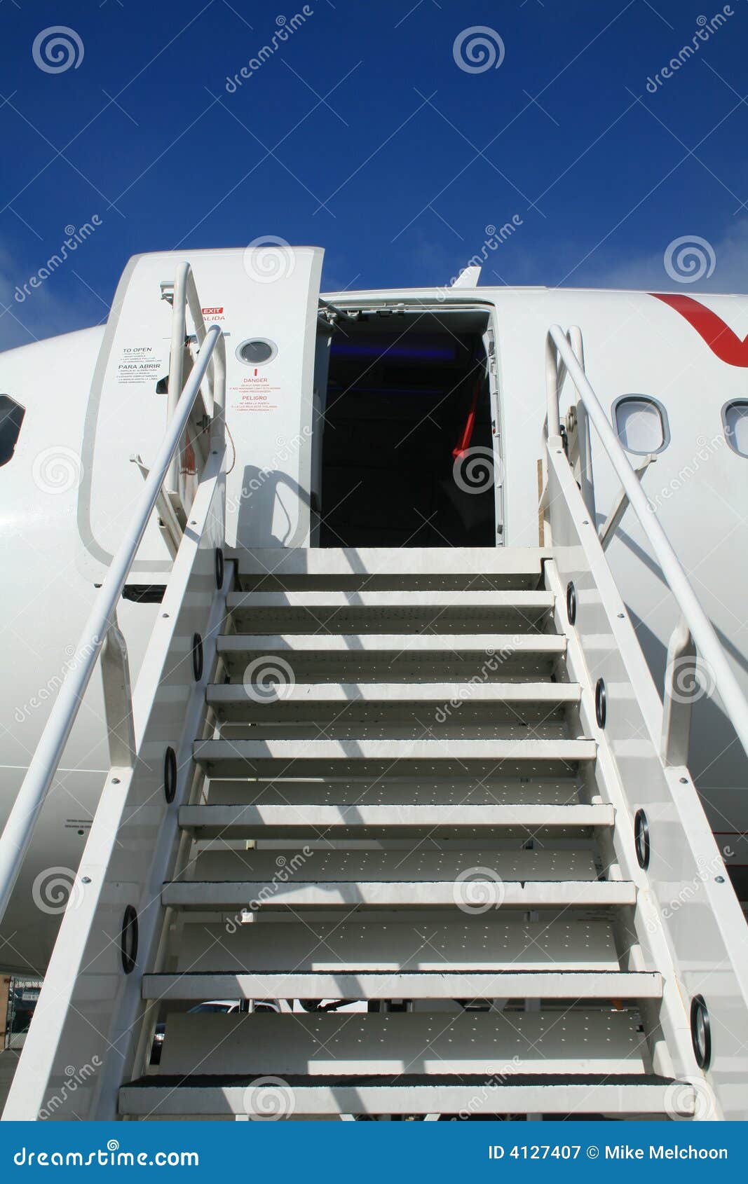Airplane Ramp stock image. Image of engine, boeing, machine - 4127407