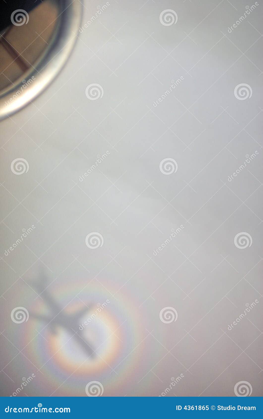 Airplane reflection stock image. Image of shadow, traveling - 4361865
