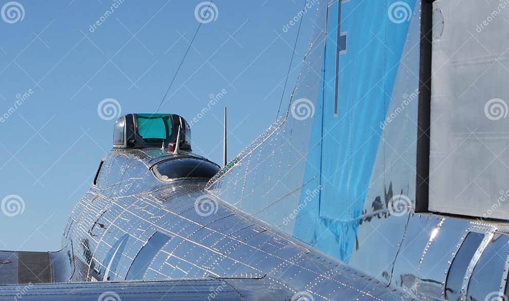 Airplane Reflections stock image. Image of aluminum, reflection - 2210863