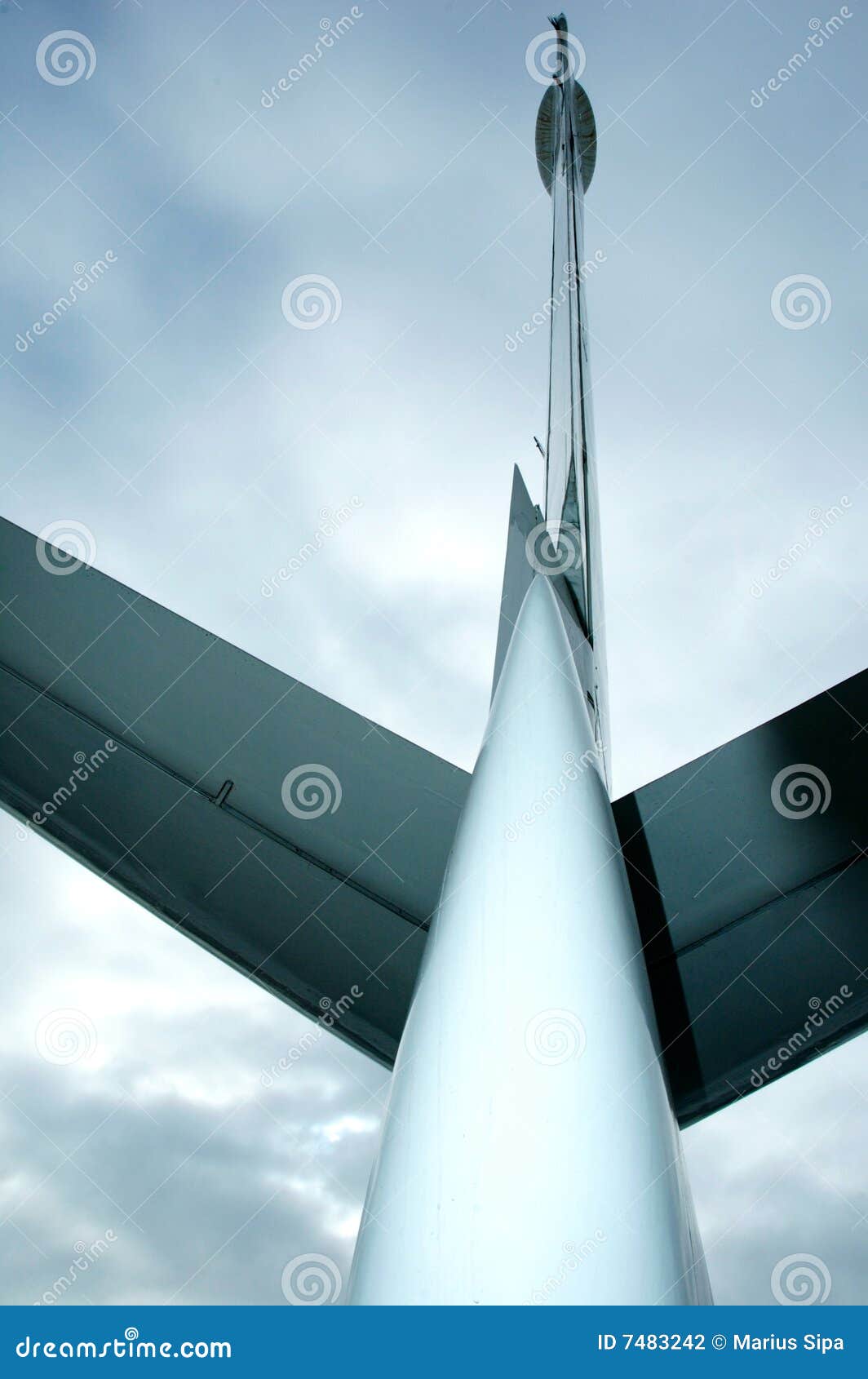 Airplane Rudder stock photo. Image of flying, carrier - 7483242