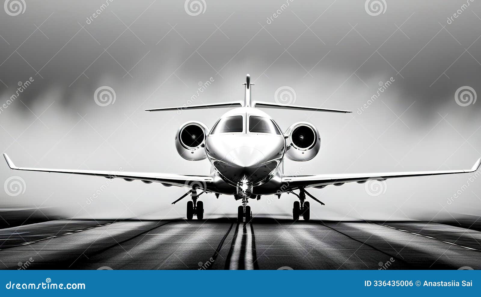 An airplane on the runway stock photo. Image of flight - 336435006