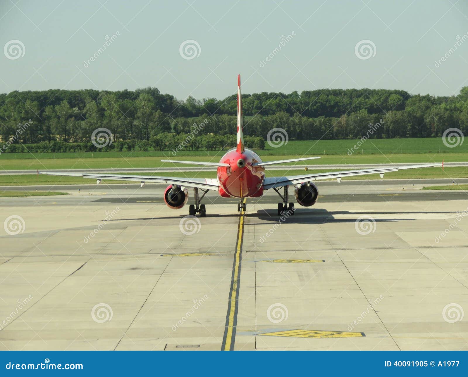 Airplane stock image. Image of runway, airport, transportation - 40091905