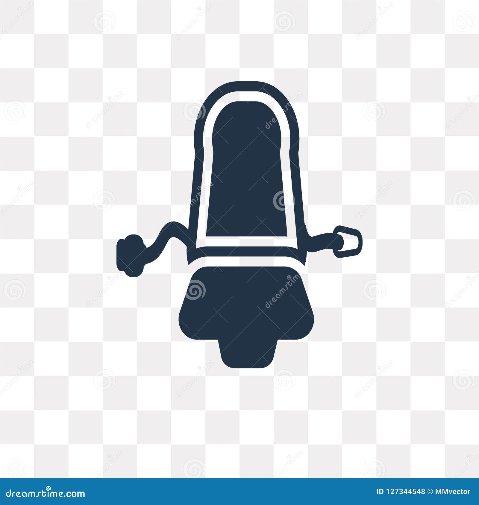 Airplane Security Belt Vector Icon Isolated on Transparent Background ...