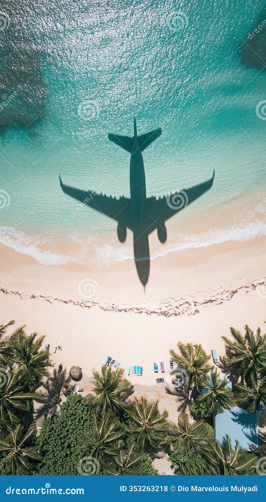 Shadow Of Beach Bench-swing On Sand Royalty-Free Stock Photo ...