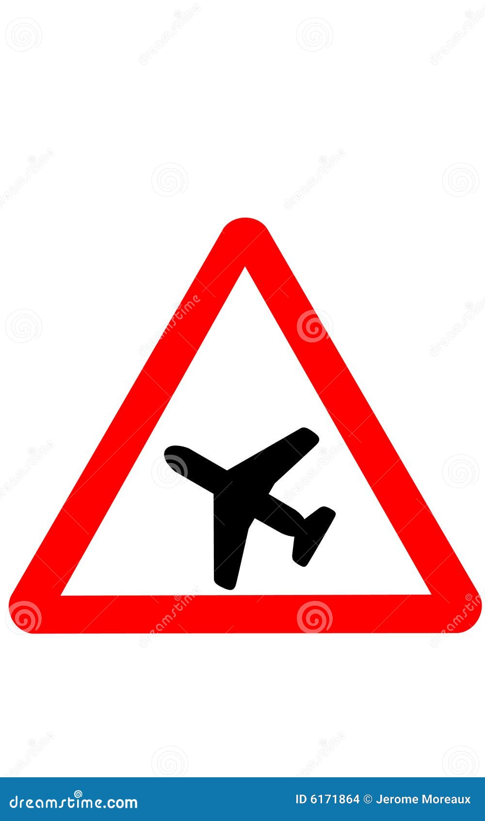 Airplane Signaling stock illustration. Illustration of signaling - 6171864
