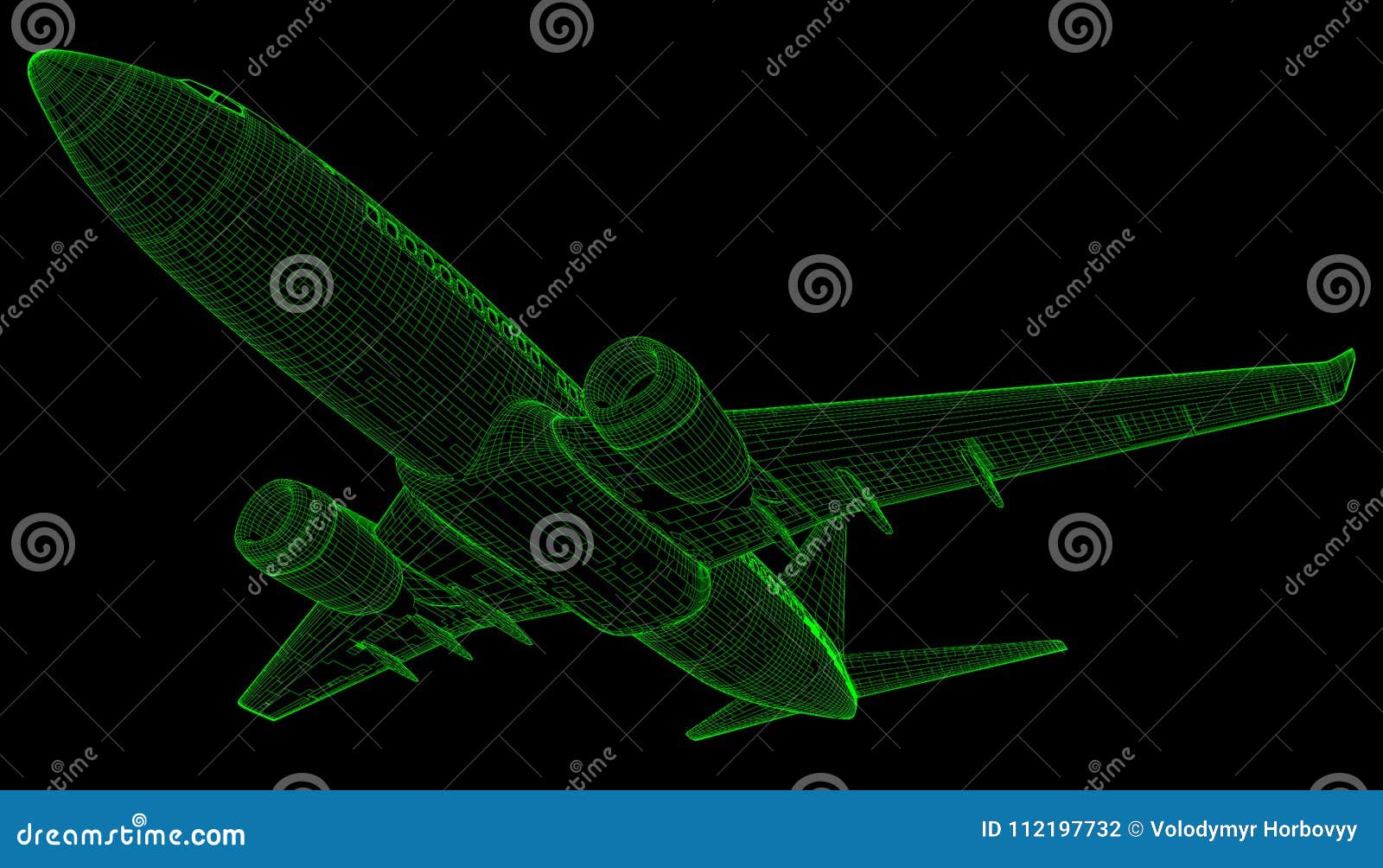 Airliner Silhouette Vector Illustration | CartoonDealer.com #46474054