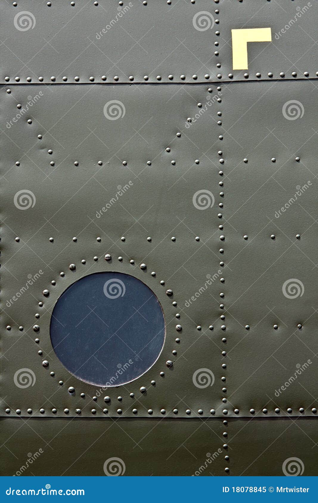 Airplane skin detail stock image. Image of plane, flight - 18078845