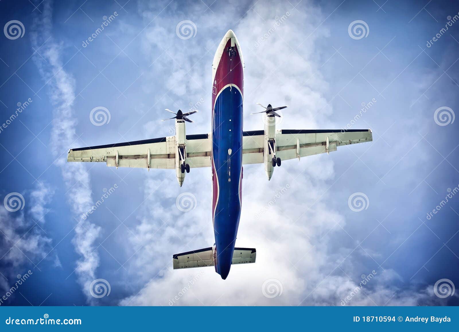 Airplane in the sky stock photo. Image of airplane, motion - 18710594