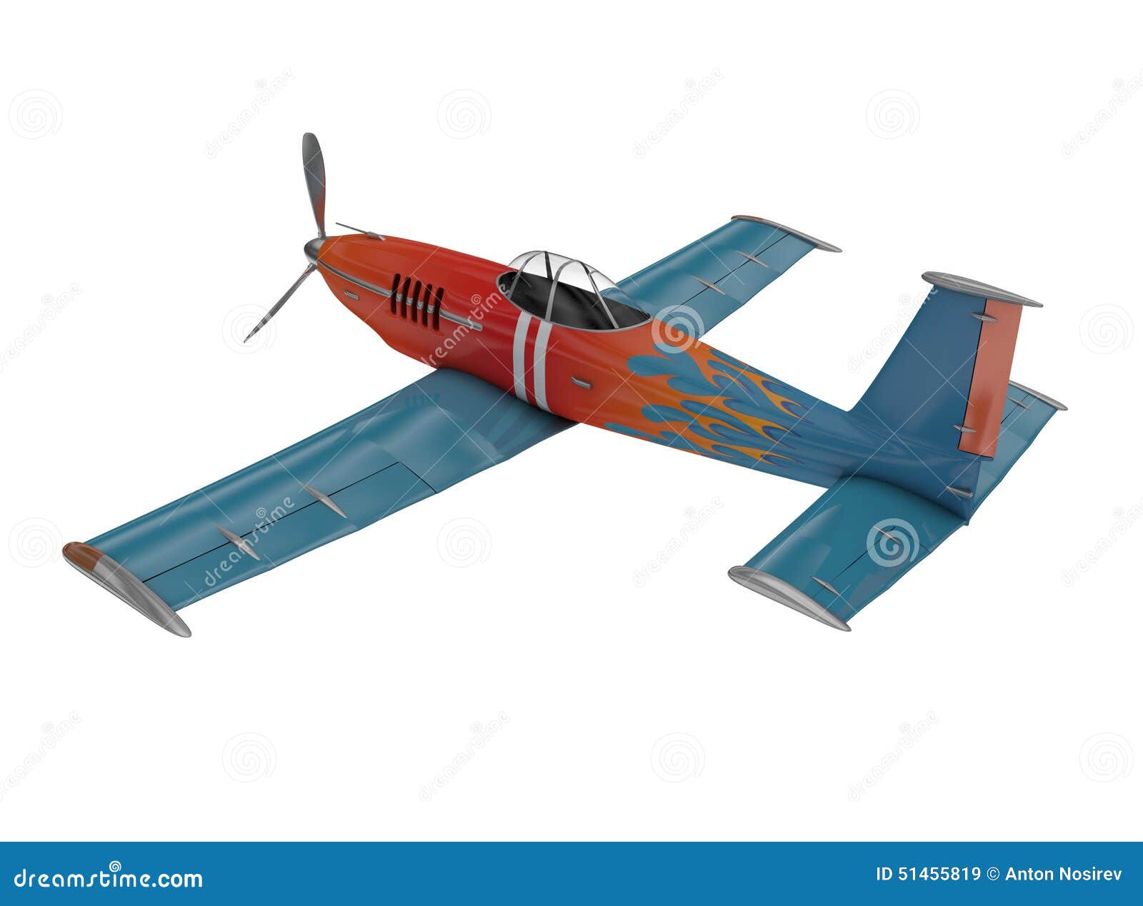 Airplane stock illustration. Illustration of motion, double - 51455819