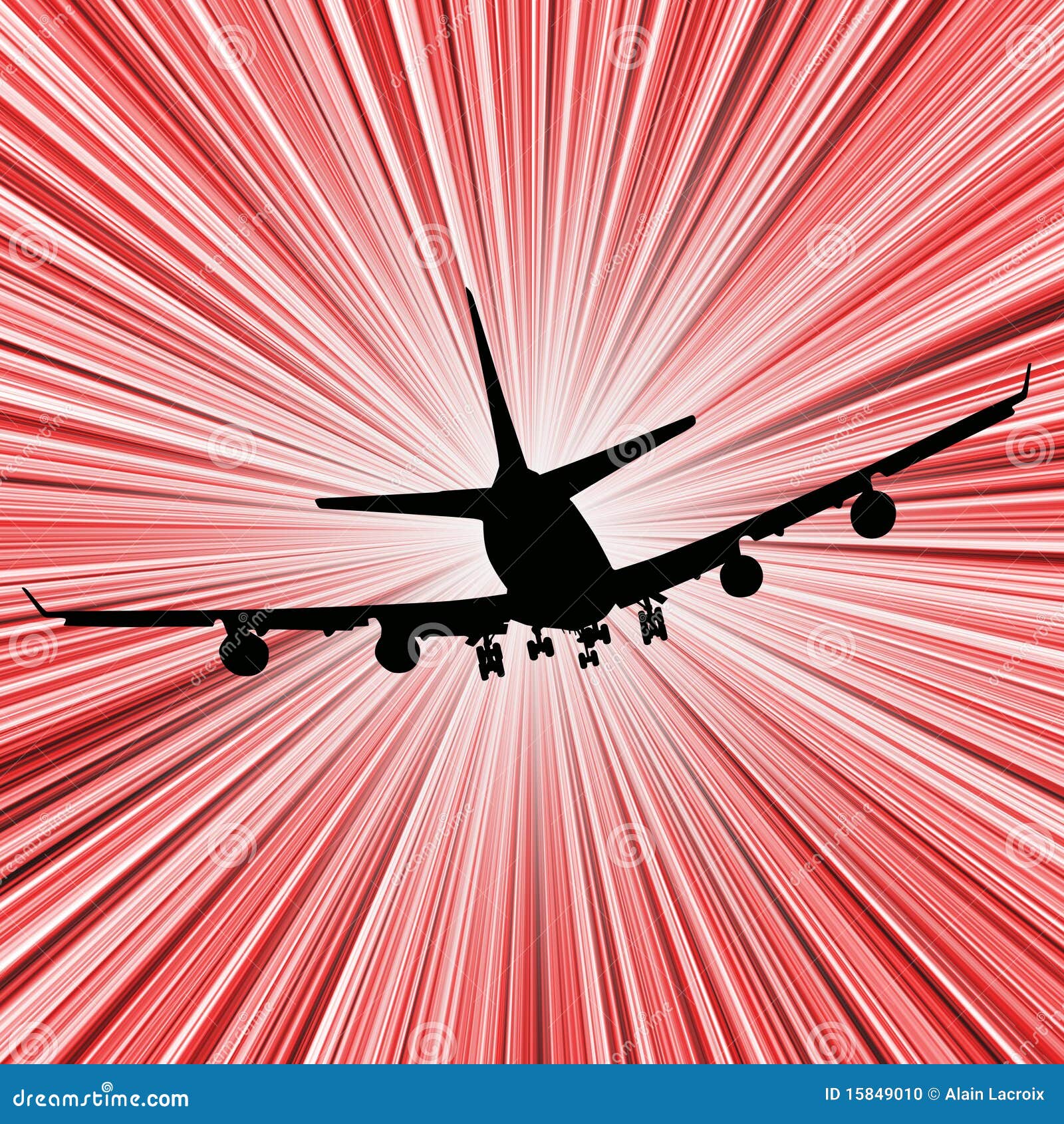 Airplane speed stock illustration. Illustration of flights - 15849010