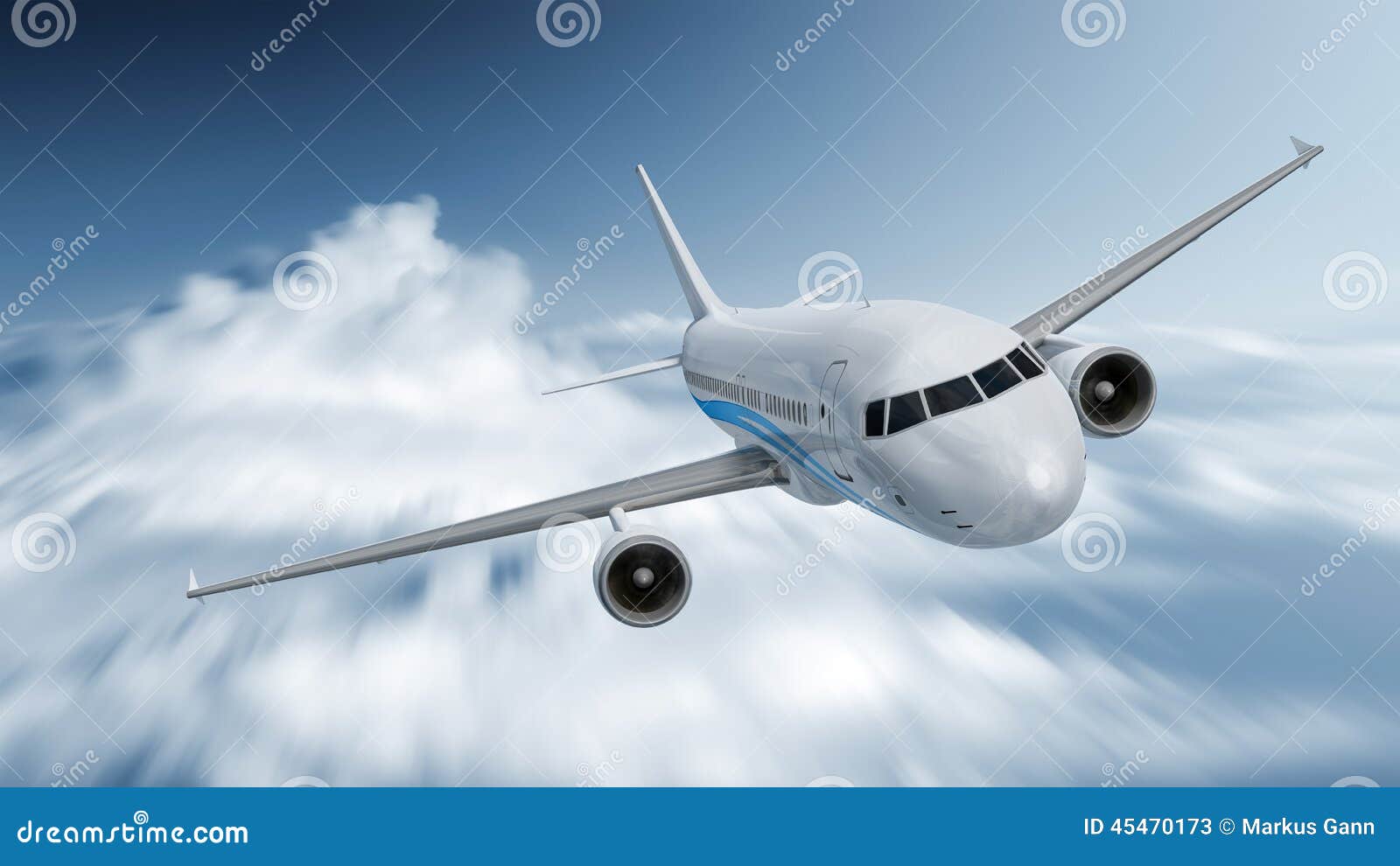Airplane speed stock illustration. Illustration of blur - 45470173