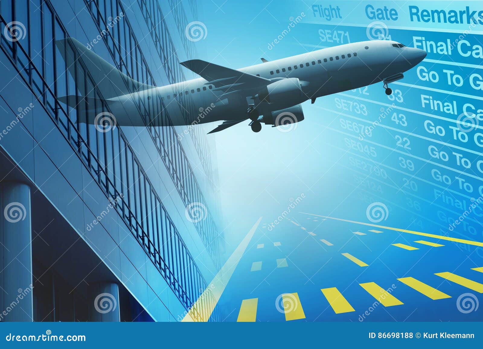 Airplane starting stock photo. Image of road, display - 86698188