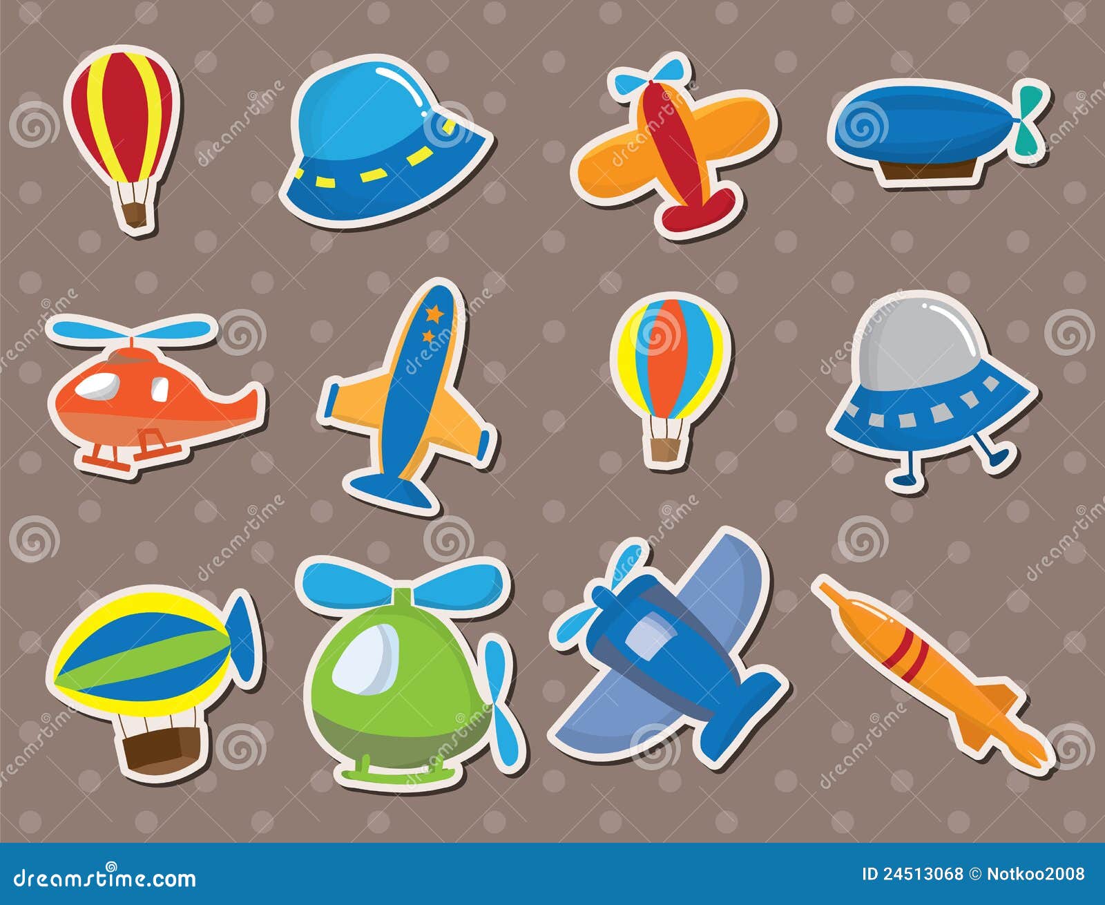 Airplane stickers stock vector. Illustration of drawing - 24513068