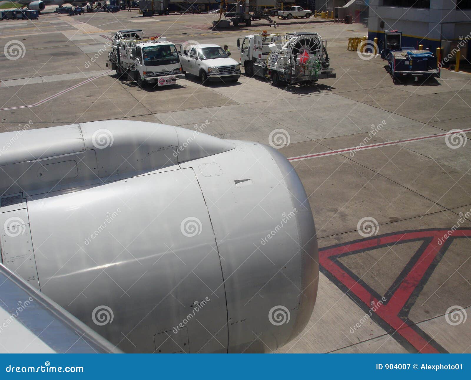 Airplane Support stock image. Image of wing, instructed - 904007