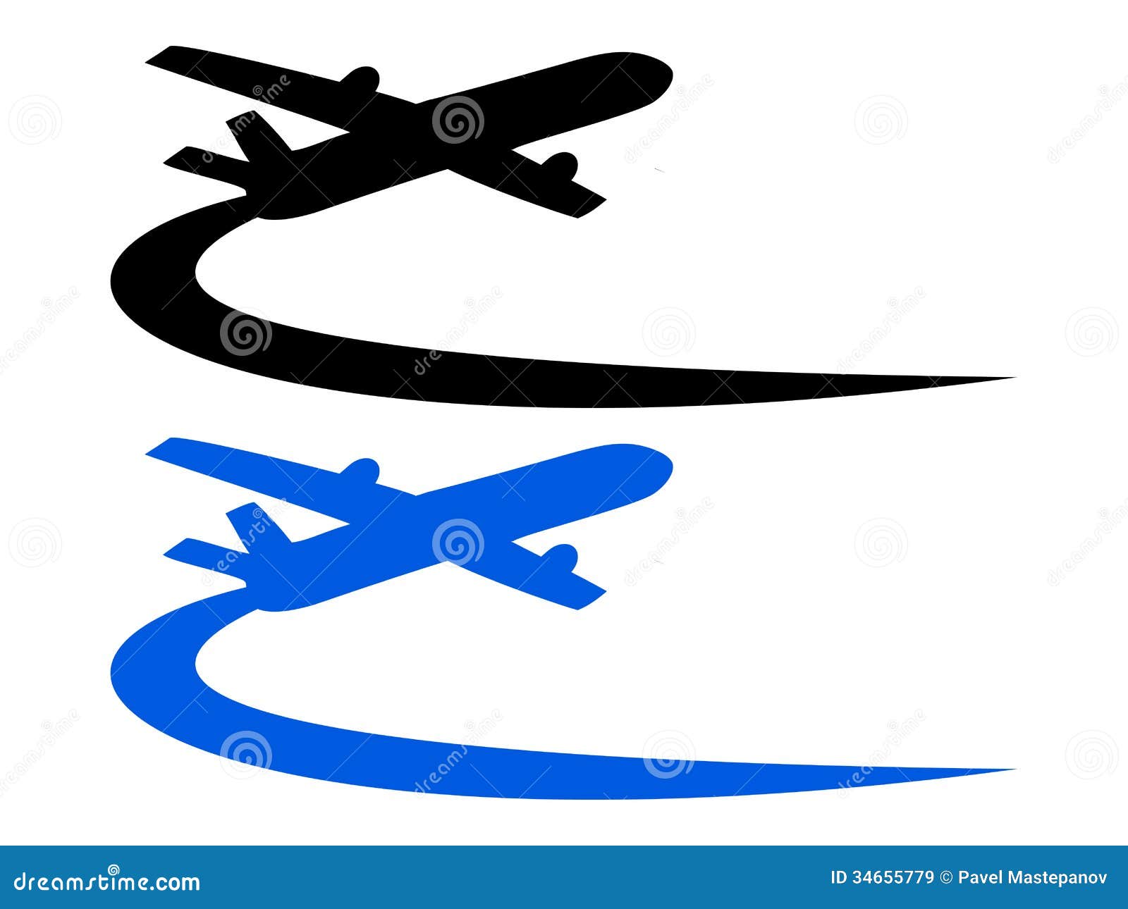 Airplane Symbol Design Royalty Free Stock Images - Image: 34655779