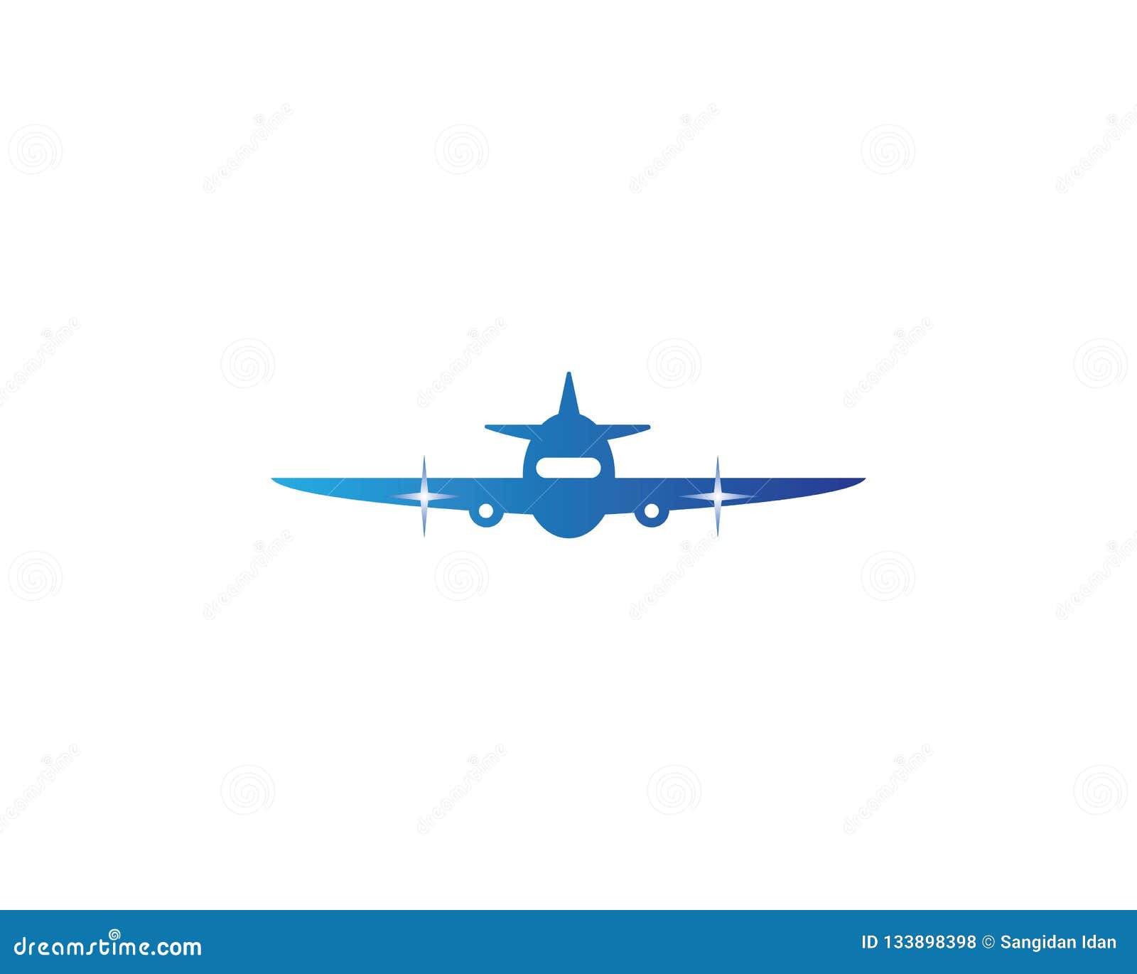 Airplane Symbol Vector Design Stock Vector - Illustration of background ...