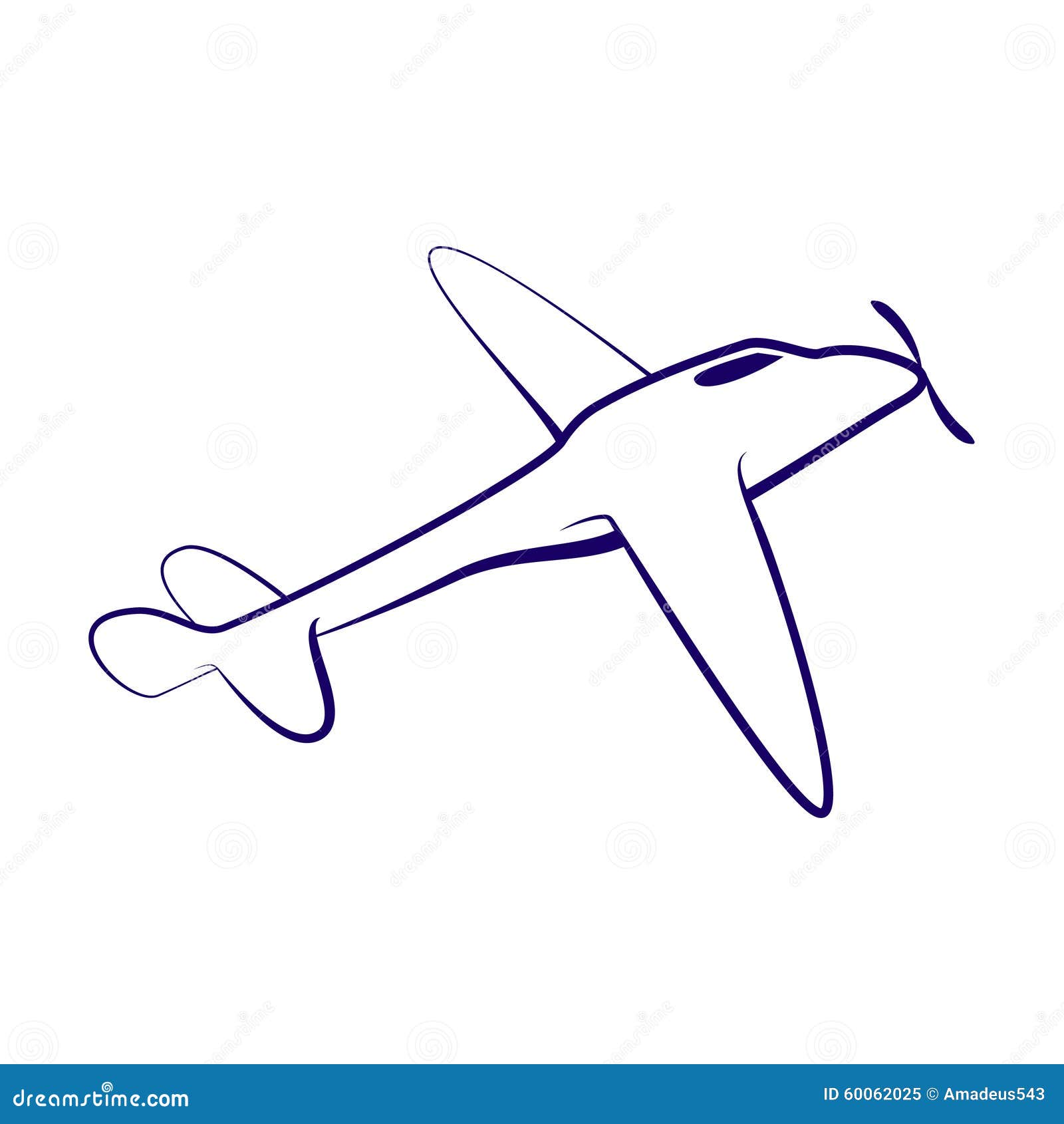 Airplane Symbol Vector Illustration Design Sign Stock Vector ...