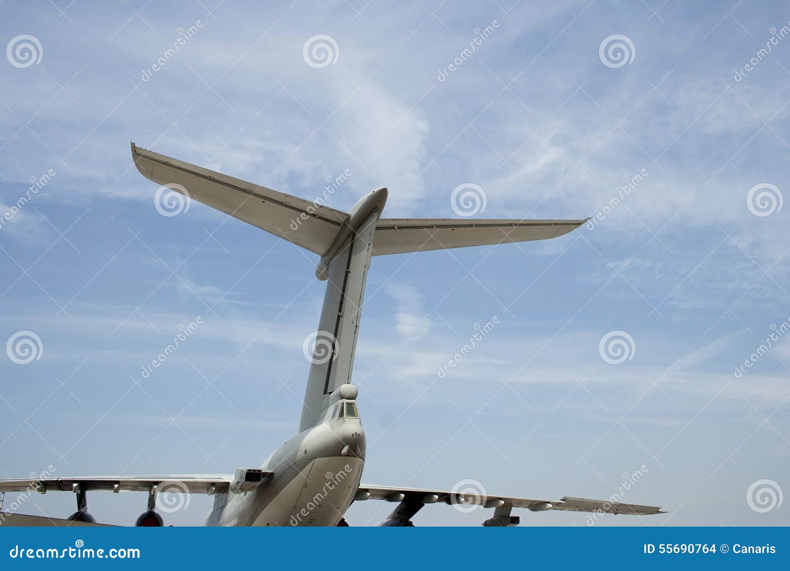 Airplane tail stock photo. Image of military, tail, wings - 55690764