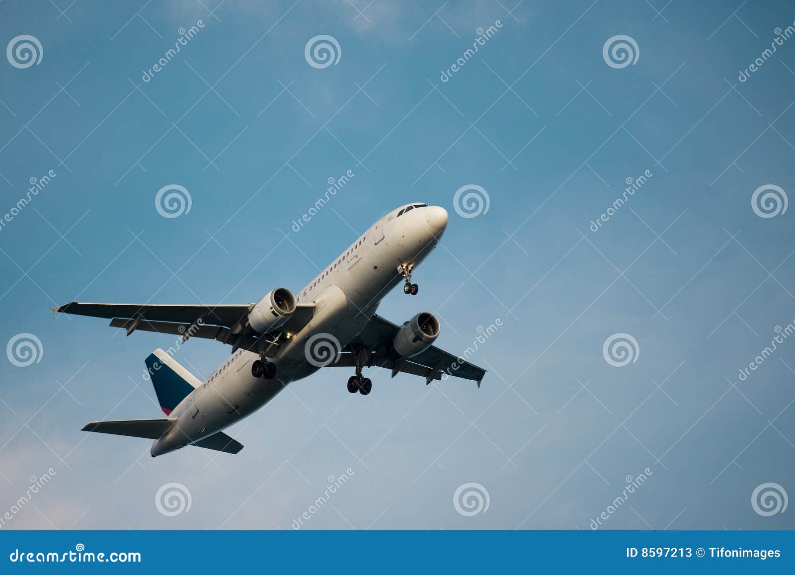Airplane take off stock image. Image of travel, airline - 8597213