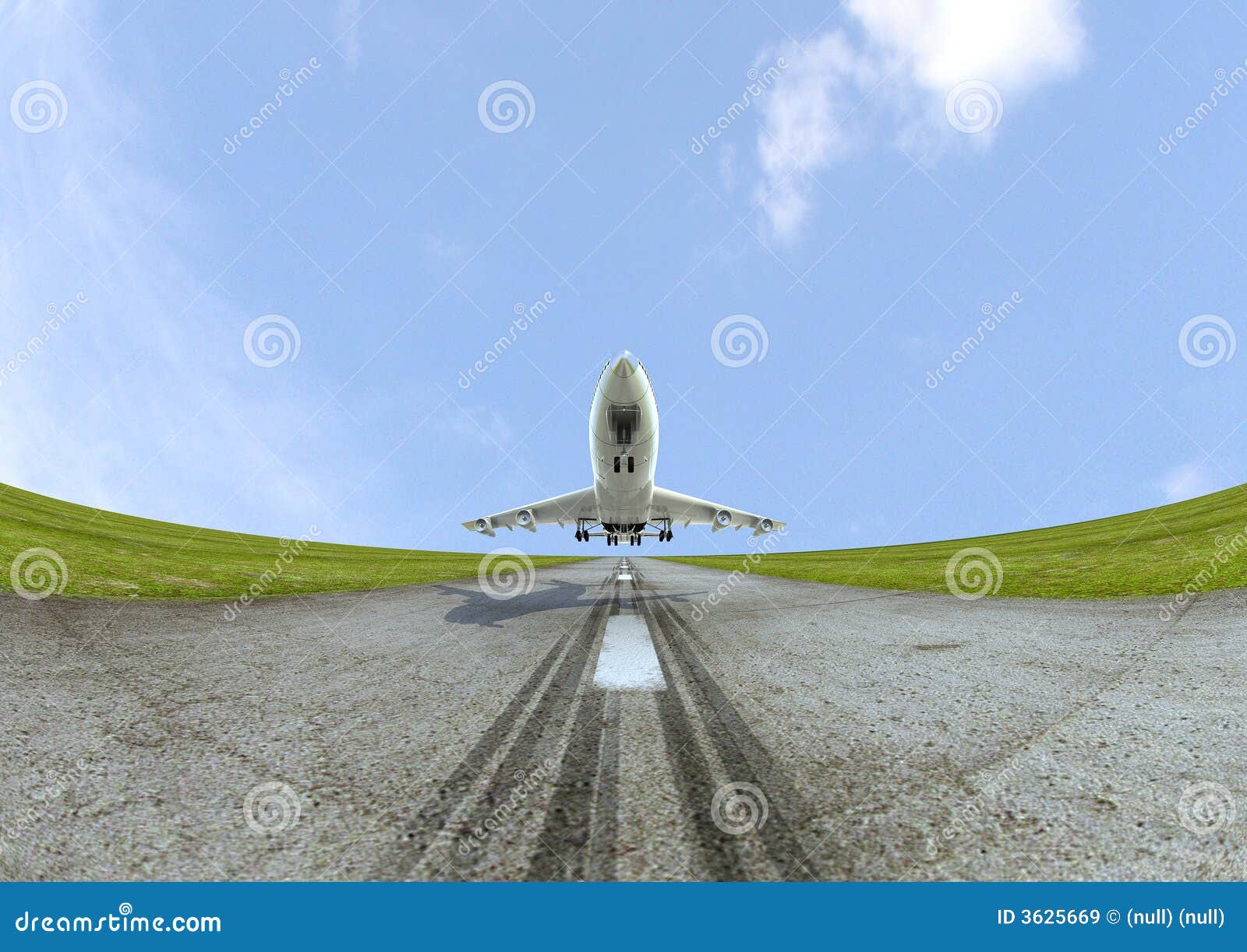 Airplane take off graphic stock illustration. Illustration of flying ...
