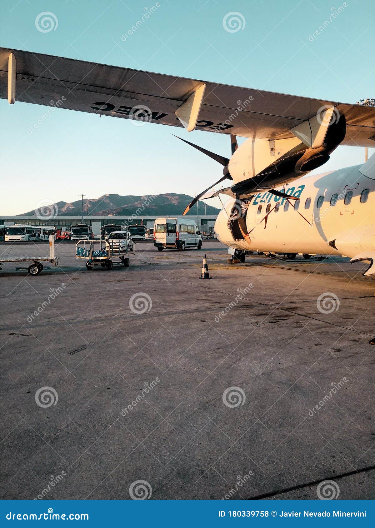 Airplane on Take-off Runway Editorial Stock Photo - Image of airplane ...