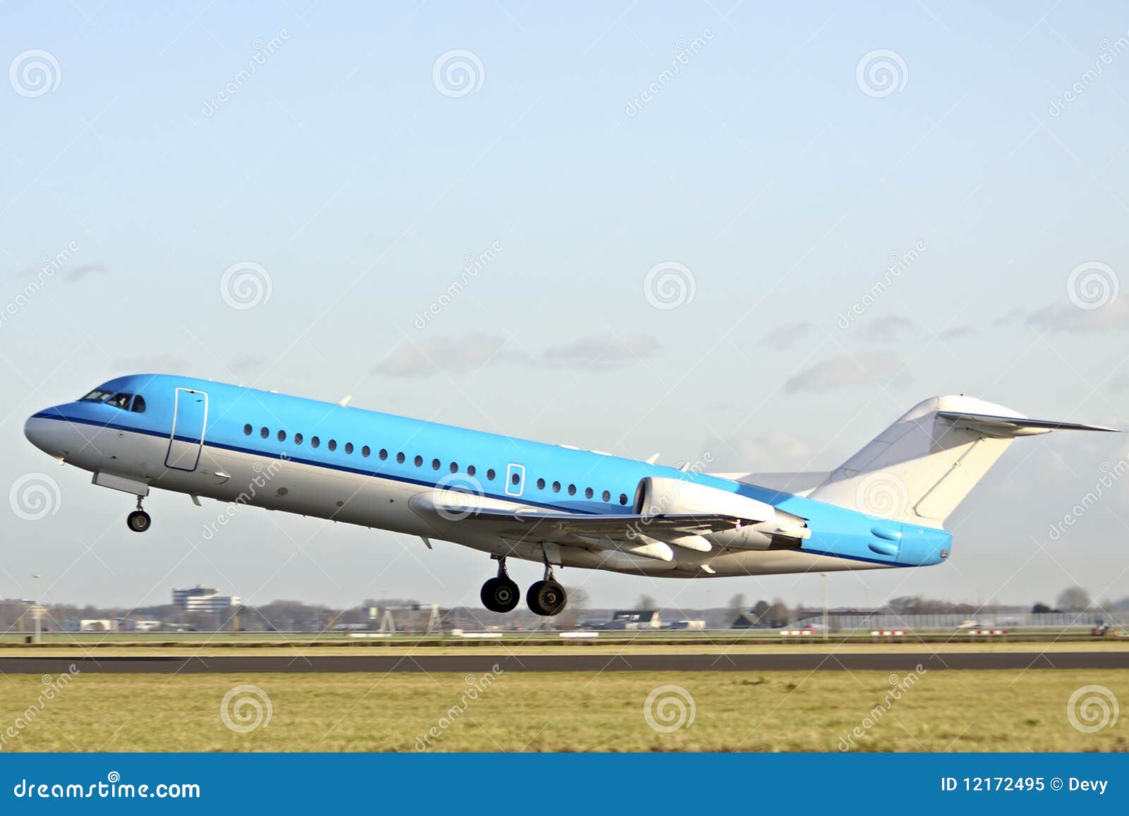 Airplane taking off stock image. Image of cargo, taking - 12172495