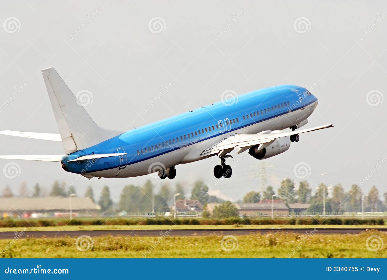 Airplane taking off stock image. Image of passengers, destination - 3340755
