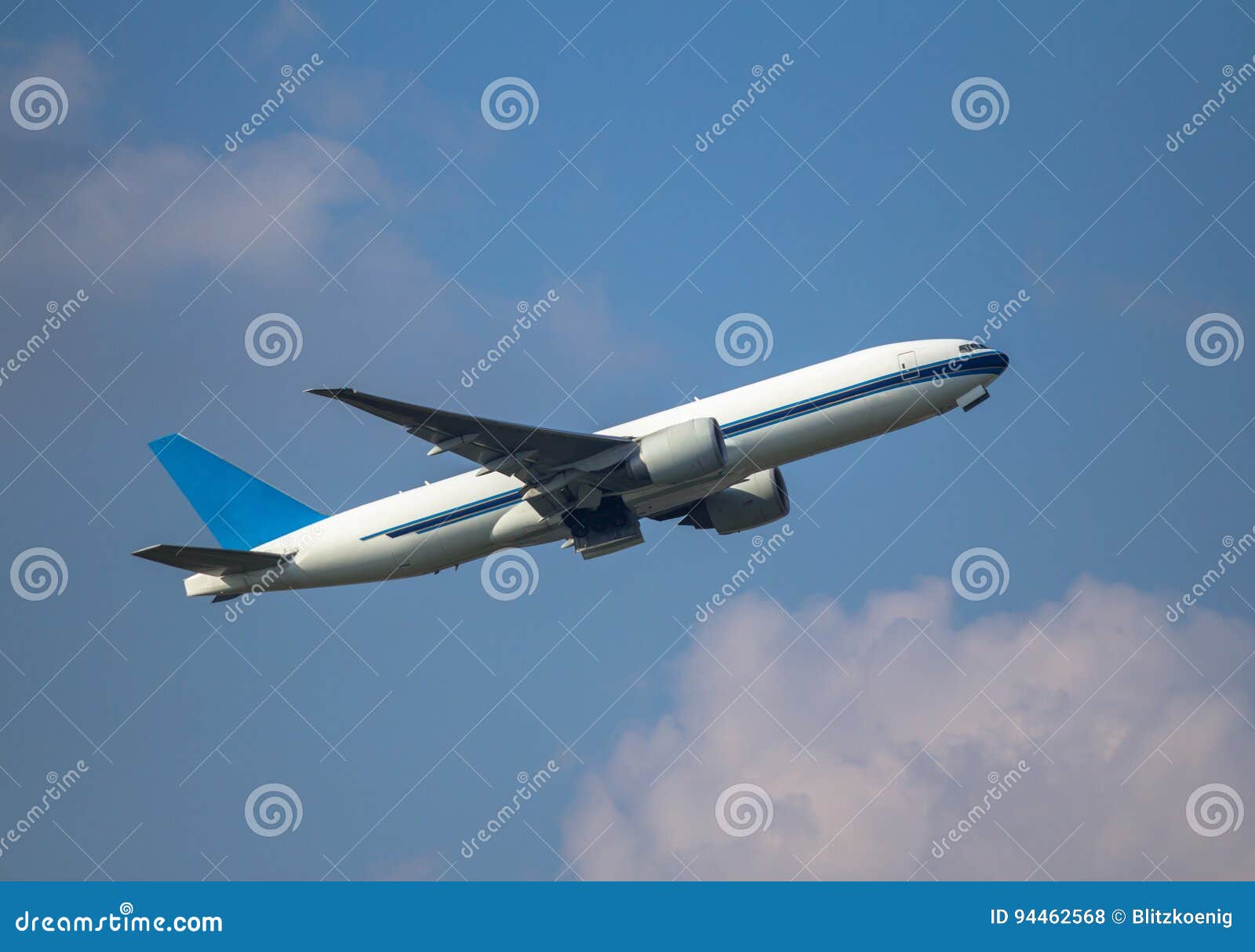 Airplane taking off stock photo. Image of airplane, flight - 94462568