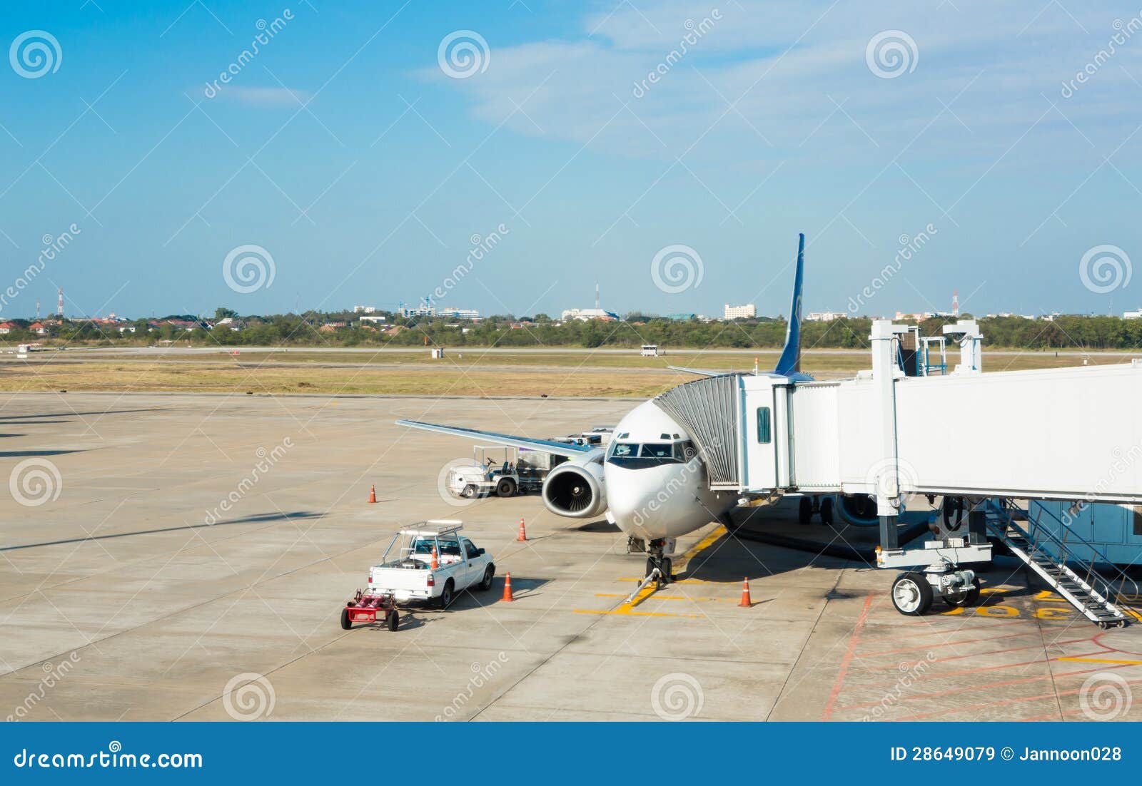 Airplane terminal stock image. Image of airplane, business - 28649079