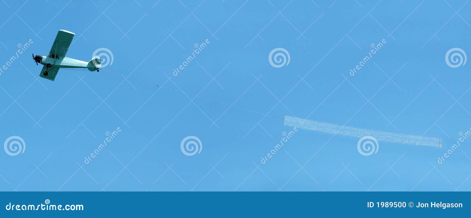Airplane Towing Blank Banner Stock Photo - Image of billboard, vacation ...