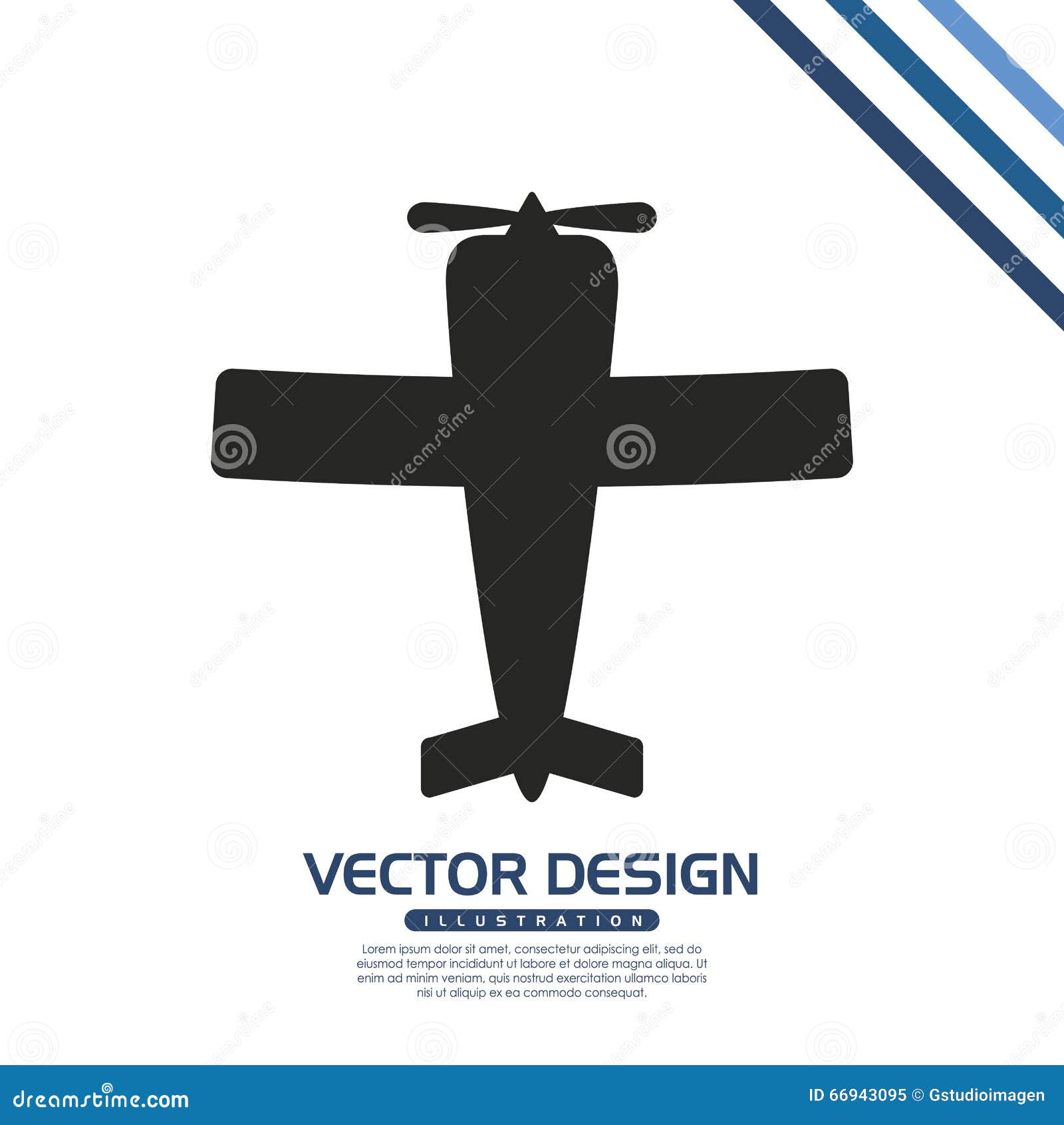 Airplane travel design stock illustration. Illustration of vacation ...