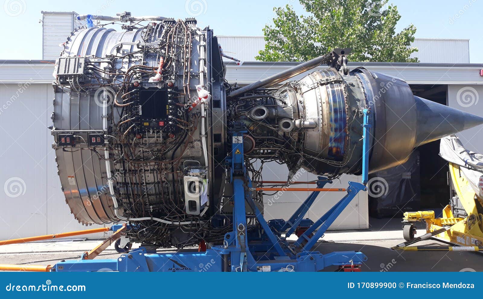 Airplane Turbine Rolls Royce Stock Photo - Image of mechanical ...