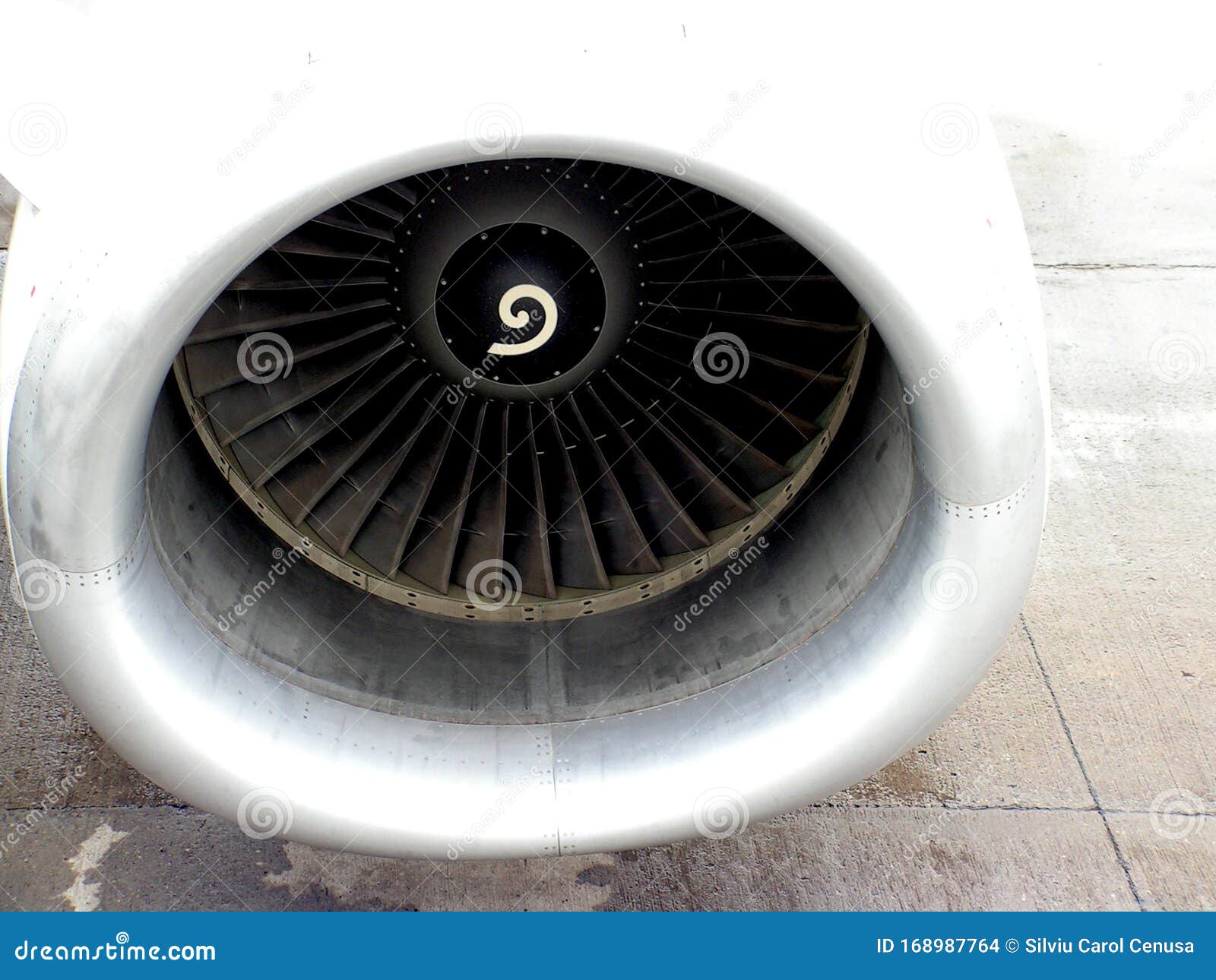 Airplane Turbo Fan Engine Stock Image | CartoonDealer.com #37790401